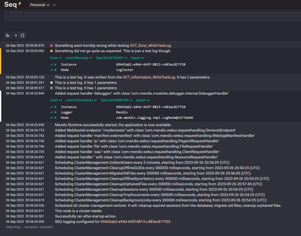 Semantic/Structured logging in Mendix